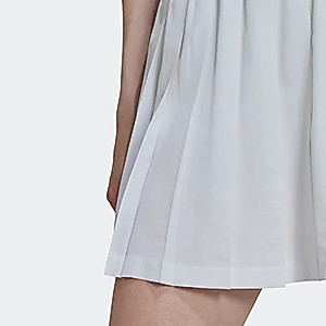adidas Women's Club Tennis Pleated Skirt, White/Grey, X-Large