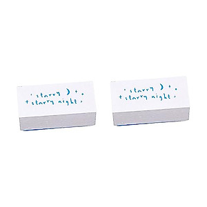 MAGICLULU 2pcs Seal Moon Decorations Wooden Stamps Retro Decor Scrapbook DIY Stamp Letters Diary Wood Stamp DIY Craft Stamper DIY Scrapbook Stamp DIY Seal DIY Crafting Stamp Vintage Journal