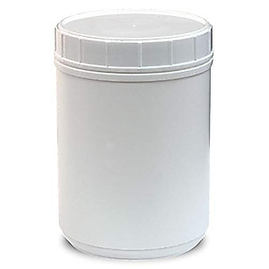 Eastwood 2 Lb Powder Storage Bottle with Lid Dry and Secure Paint Stackable Storage Container for Powder Coating Powders