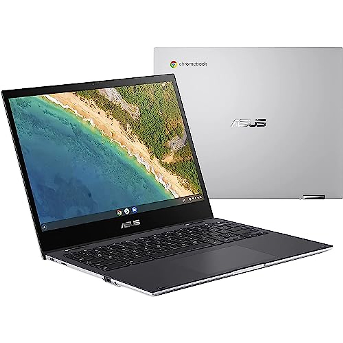 ASUS Chromebook Flip CM3, 12" Touchscreen NanoEdge Display, MediaTek™ Kompanio 820 (8192), Arm NATT MC5 GPU, 64GB eMMC, 4GB RAM, Wi-Fi 5, Chrome OS, CM3200FM1A-DH01T (Renewed)