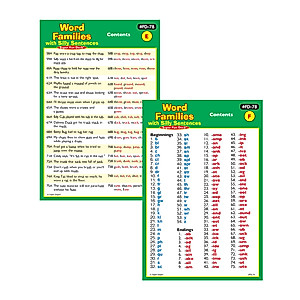 Super Duper Publications | Word Families with Silly Sentences Fun Deck Flash Cards | Educational Learning Resource for Children