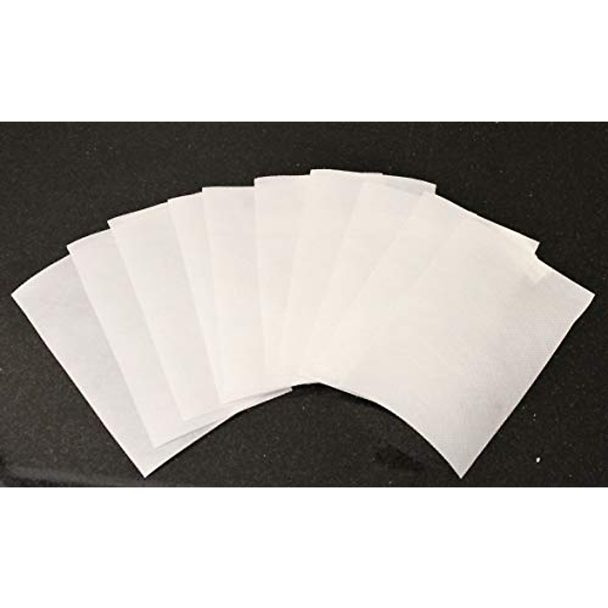 Fabrics and Drapes Washable Reusable Non Woven Filter Fabric 4 Inch Buckram/Crinoline Inserts - 10 Sheets (4 Inch by 9 Inch)