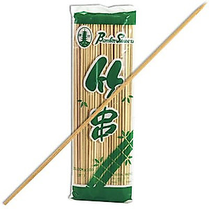 Pack of 100 PCS. Bamboo Wooden 5" Skewer Sticks Barbecues BBQ Shish Kabobs Grill