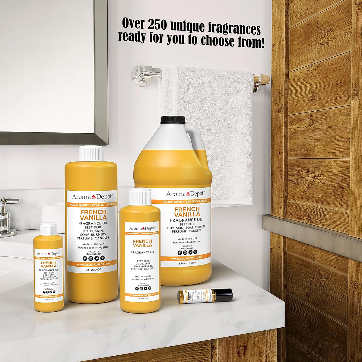 30ml. French Vanilla Roll-on Perfume/Skin Body Fragrance Oil. Our Interpretation, Pure-Uncut. Add a Few Drops to Your Aromatherapy Diffuser. Smell Good All Day, Any Day!