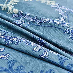 Candid Bedding Washed Duvet Cover Set - 3 Piece Ultra Soft Double Brushed Microfiber Comforter Cover with Zipper Closure (1 Duvet Cover + 2 Pillow Shams) – Queen, Blue