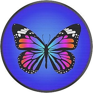 PopSockets PopTop (Top only. Base Sold Separately) Swappable Top for PopSockets Phone Grip Base, Playful PopTop - Lenticular Flutterfly