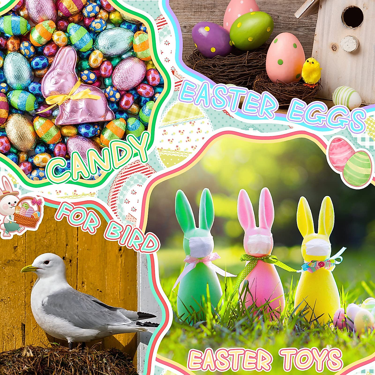 10 Pcs Christmas Artificial Bird Nest Decorating Rattan Birdhouse Nest for Crafts Christmas Thanksgiving Easter Decoration Wedding Patio Garden DIY Terrarium and Spring Vignettes (5.9 Inch)