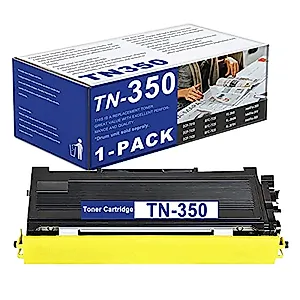 1 Pack TN-350 TN350 Black Toner Cartridge Replacement for Brother DCP-7010 7020 7025 IntelliFax 2820 2910 2920 2850 MFC-7220 7225 7820 7420 7820N HL-2040 2040N 2070N 2030 2040R Printer.