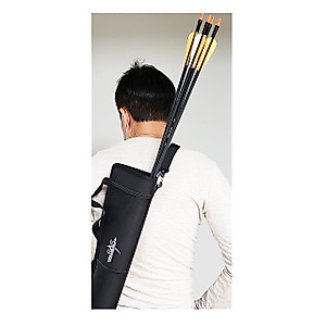 SAS Archery Side Tube Quiver with Belt Clip (2-in-1 Black)