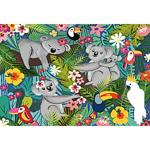 Ravensburger Koalas and Sloths 2 x 24 Piece Jigsaw Puzzle Set for Kids - 05183 - Every Piece is Unique, Pieces Fit Together Perfectly