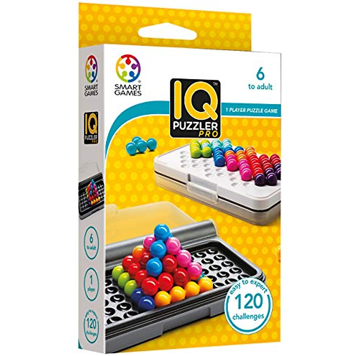 SmartGames IQ Bundles 3D Series: IQ Puzzler Pro & IQ Fit 240 Challenges for Ages 6-Adult