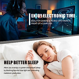 Breaksun Oversized Blue Light Glasses for Women Fashion Thick Square Computer Eyewear Non-Prescription Black Glasses (New Black+ Brown Orange)