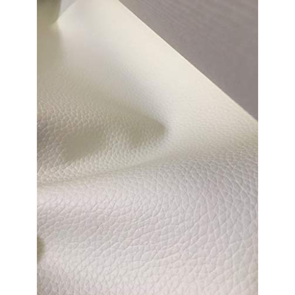 Luvfabrics Cabo Faux Leather Automotive headboard Fashion Upholstery precut Fabric 54" by 36" (White)
