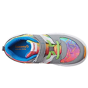 Saucony Jazz LITE 2.0 LX Sneaker, Rainbow Love, 10 US Unisex Little Kid