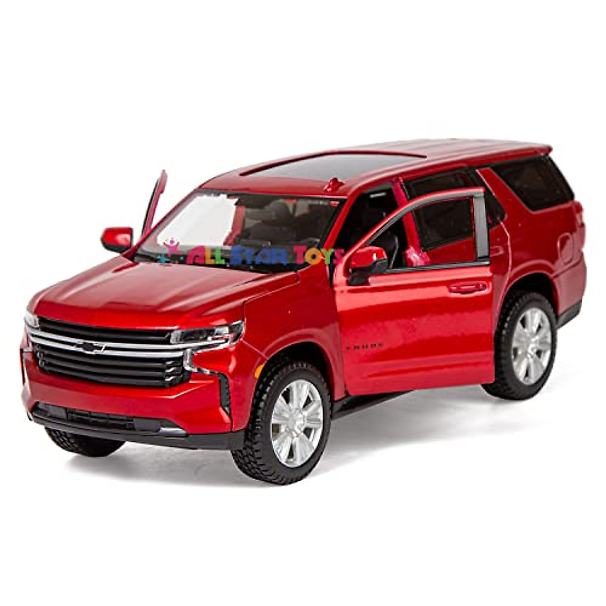 Maisto 2022 Chevy Tahoe 1:26 Scale Diecast Model 31533 (Red)
