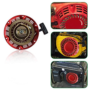 HIFROM Recoil Pull Starter Rewind Start with Bolts replacement for Champion Power Equipment 3000 3500 4000 Watts Gas Generator 46558 46561 46596 46533 46534 46535 46539 46540 46551 46553 46554 & 46555