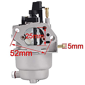 GP5500 GP6500 Carburetor for Generac Generator Parts GP5000 GP5500 GP6500 0J58620157 5KW 5.5KW 6.5KW 389cc Generator GP5500 Generator Carburetor for Generac 59393 59394 59395 Parts Replace 0J58620157
