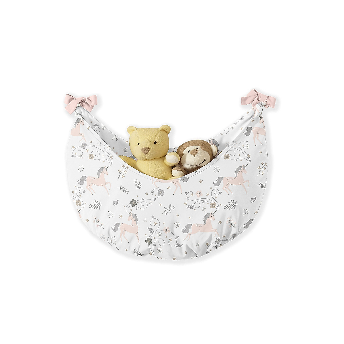 11 pc. Pink, Grey and Gold Unicorn Baby Girl Crib Bedding Set by Sweet Jojo Designs