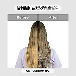 naissant Silver Ash Blonde Hair Blue Toning Mask | Eliminates Brassiness | Neutralizes Yellow & Orange Tones | Paraben, Ammonia & Sulfate Free | Pro-Vitamin B5, Olive Oil & Honey (Azul Plata) 10.1 Fl