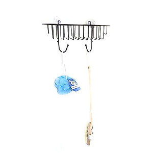 Corner Shower Caddie With Suction Cups Bath Bathroom Corner Shelf Rack Bronze Finish