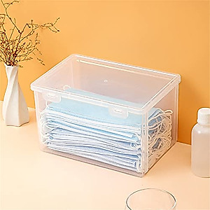 Grey990 Storage Face Cover Storage Box Multi-functional Waterproof Clear Versatile Wet Wipe Container for Bedroom