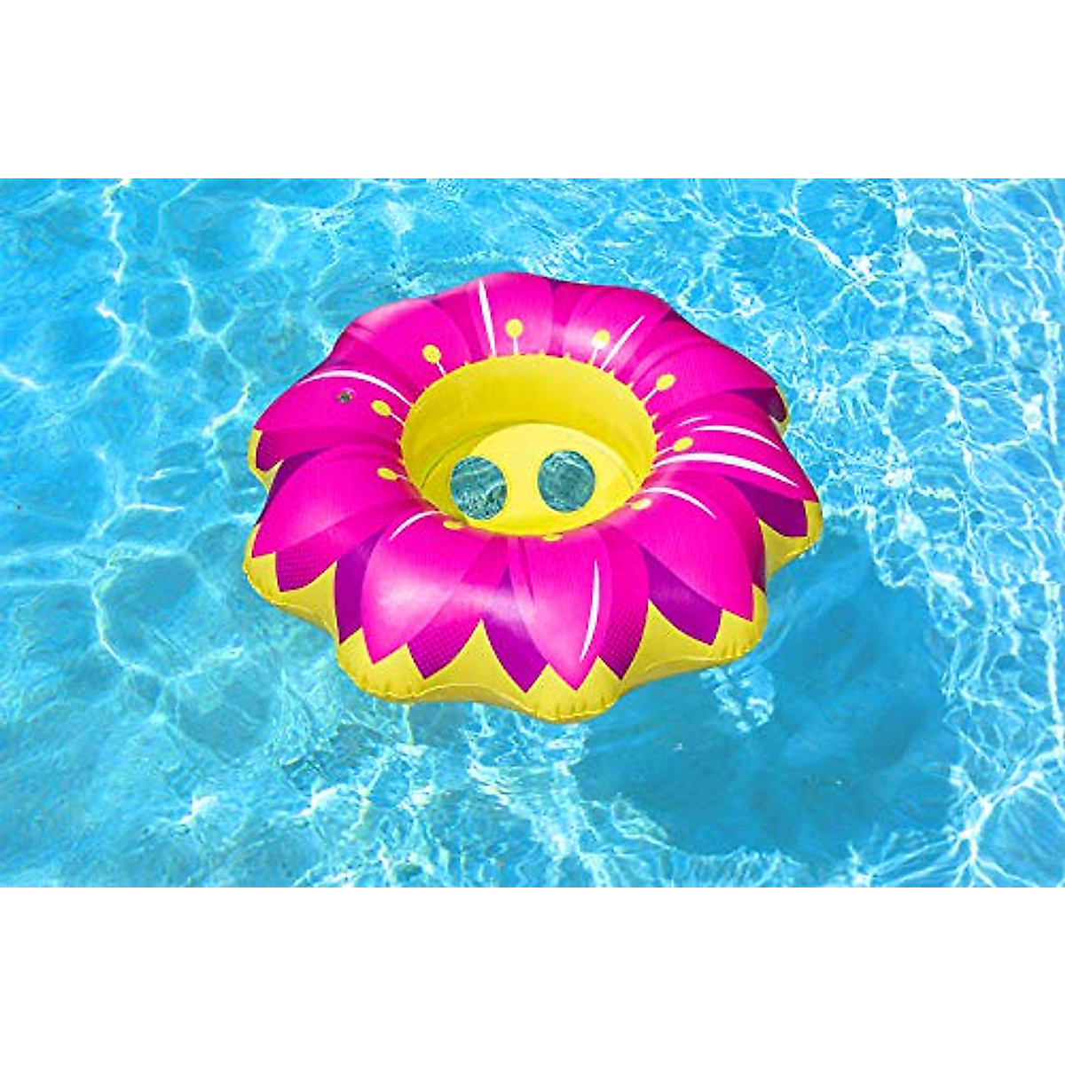 Poolmaster Flower Swimming Pool Baby Float Rider, Yellow