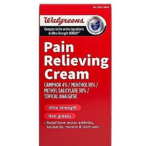 Walgreens Ultra Strength Muscle Rub 4 oz