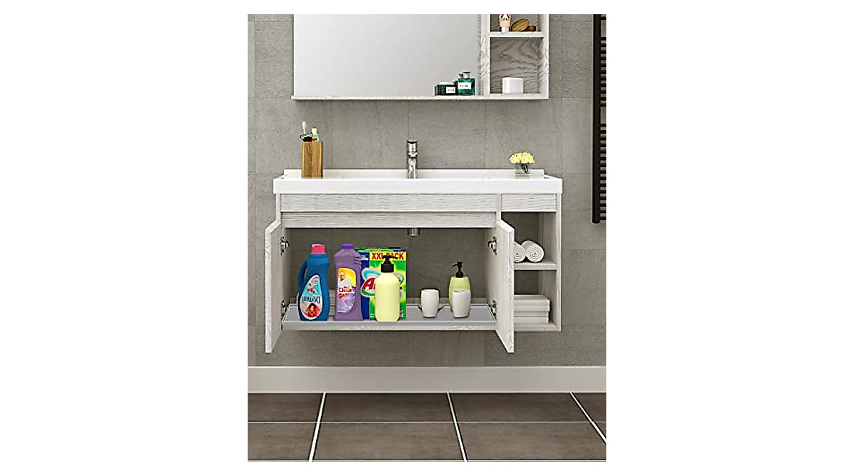 Waterproof Under Sink Mat 28"x22" - Protect Cabinets & Manage Spills