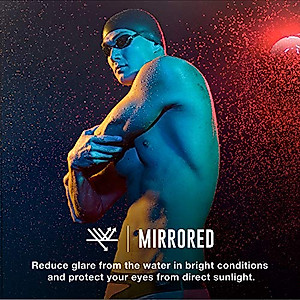 Speedo Unisex-Adult Swim Goggles Speed Socket 2.0, Vapor Mirrored