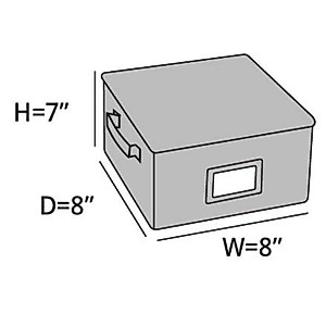 Covermates Keepsakes - Zip-Top Storage Box - Heavy Duty Polyester- Reinforced Handles - Stackable Design - Indoor Storage-Beige Heather