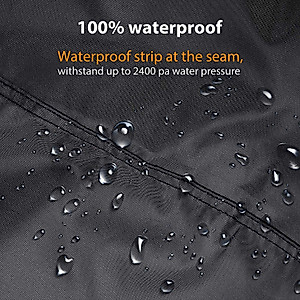 nomiou Outdoor tractor Lawn Mower Cover Heavy Duty, Universal Fit with Drawstring,72X 46 x54inch