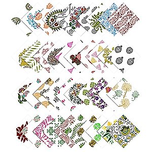 Print Precut 5-inch Cotton Fabric Quilting Squares Charm Pack DIY Patchwork Sewing Craft-
