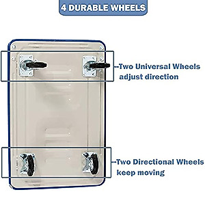 Generic Hand Truck Folding Platform Cart Heavy Duty Hand Truck Moving Push Flatbed Trolley for Warehouse Home Office Factory 660 lbs Weight Capacity Utility Cart