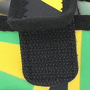 Water Shoes for Women Quick Dry Swim Beach Shoes Footwear for Sport Travel Dance Outdoor Surfing Yoga Exercise Jamaica Flag Caribbean Reggae Rasta(JA01-M)