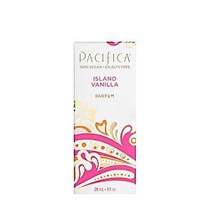 Pacifica Beauty Island Vanilla Spray Clean Fragrance Perfume, Made with Natural & Essential Oils, 1 Fl Oz | Vegan + Cruelty Free | Phthalate-Free, Paraben-Free| Made in USA