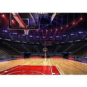 Flowerstown Basketball Backdrop Basketball Party Decorations for Birthday Parties for Fans Room or Sports backdrops Basketball Playground Theme Photography Backdrop Decoration 7x5ft FT070