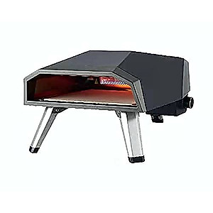 Outdoor Pizza Oven Gas Pizza Oven Portable Outside Ovens - Foldable Feet with Propane Gas Regulator and Hose, Pizza Peel, Stone. 12'' Pizza Maker for Outdoor Cooking