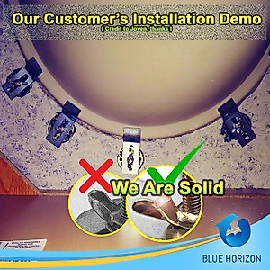 Undermount Sink Bracket Clip, Universal Heavy Duty Epoxy Undermounting Sink Wash-Basin Support Clamps for Bathroom Kitchen Marble Granite Vanity Countertop Installation and Repair Kit