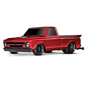 Traxxas 1/10 scale Drag Slash, RED, Fully assembled, Ready-to-Race® with TQi™ 2.4GHz Radio System, Stability Management®, and Velineon Brushless Power System