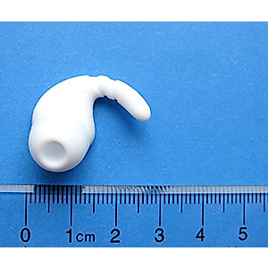 6pcs (W-NSTB) Left and Right Side Stabilizers Wing Fins Adapters Eartips Compatible with Sennheiser (M2 IE) Momentum I and G, HD1, HD1 Free and IE, CX, CXC, CXL, OCX, MM Series in Ear Earphones