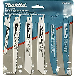 Makita - 6Pc Recip Blade (723086-A-A)