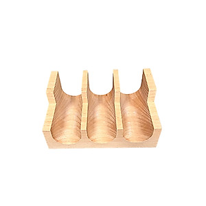 3 PC Wood Taco Holder, Sushi Taco Holder, Wooden Taco Holder, Taco Display, Taco Tuesday, Temaki Display, Temaki Holder, Sushi Handroll Display, Taco Holders