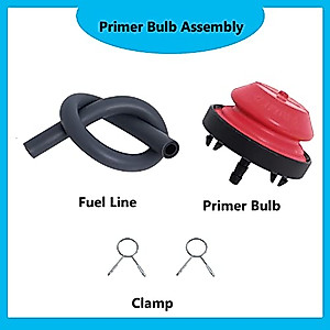 YUSUKEGU 570682A 951-10888A Carburetor Primer Bulb Line Hose Kit Compatible with MTD Cub Cadet Craftsman Troy Bilt Snowblower HMSK100 HMSK105 HMSK110 0682A 32180C AV520 (Pack of 4)