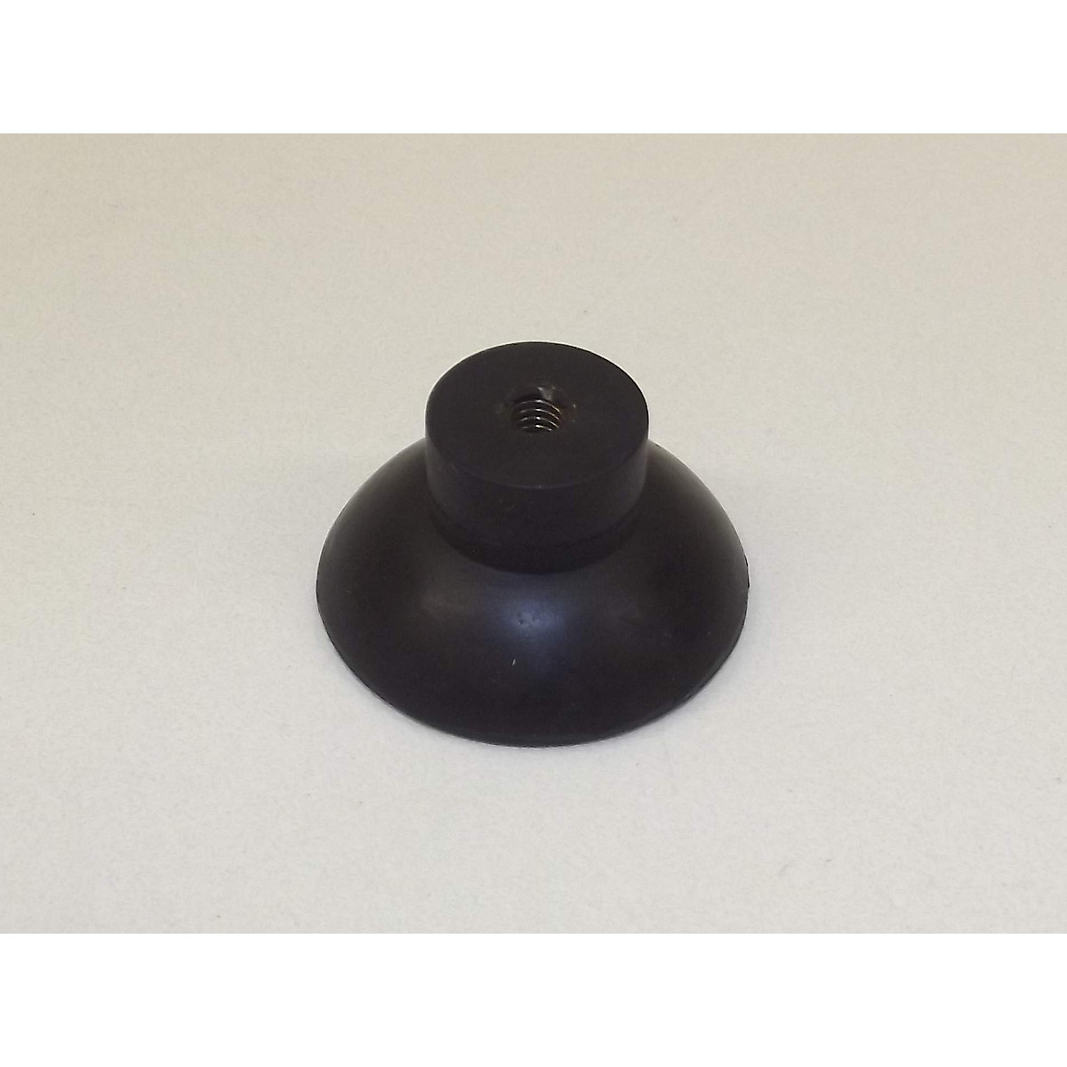 JL Missouri Parts 4X 3/8" #8-32 Female Screw in 1 5/16" Rubber Suction Cups, 11/16" Tall, Made in USA