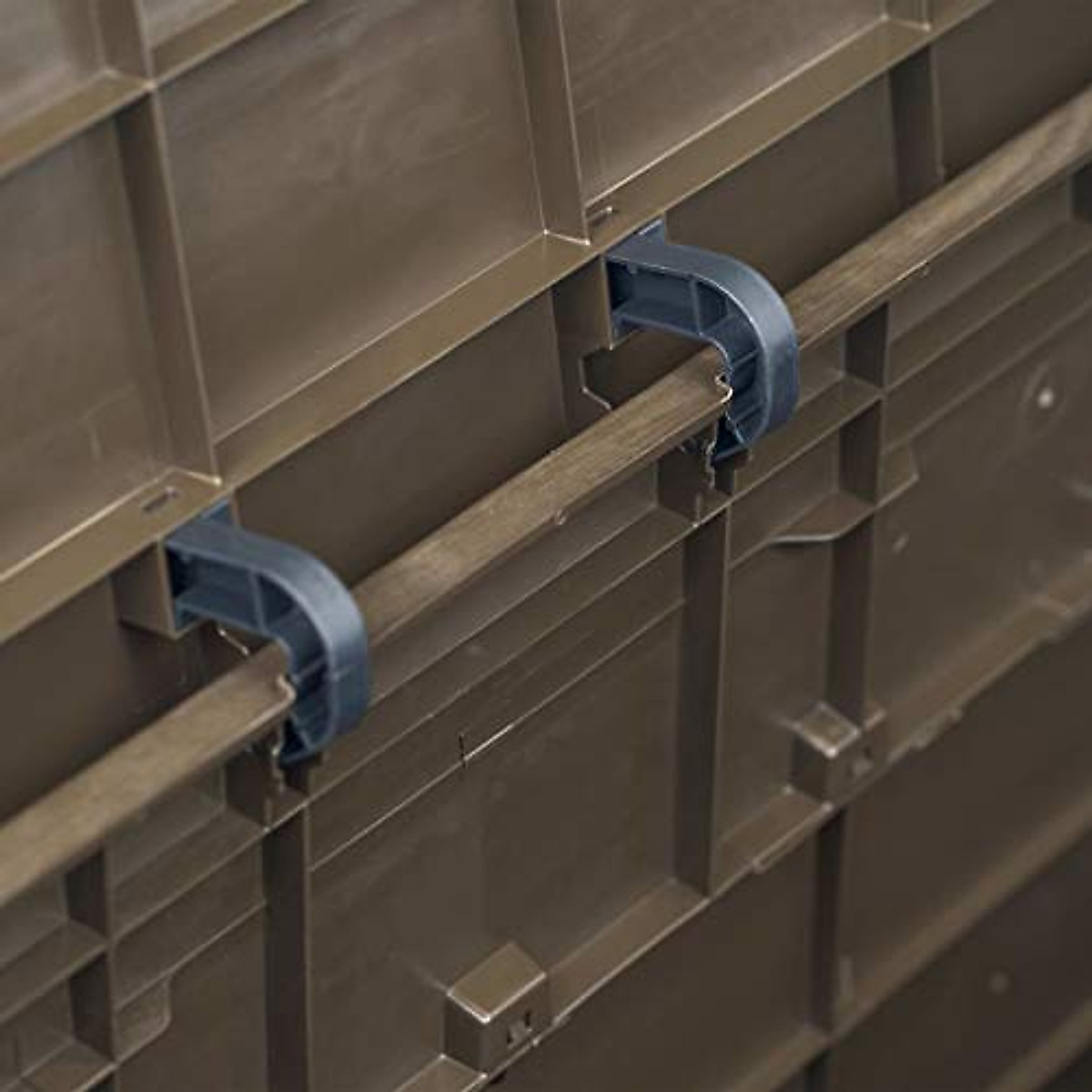 BIGBARLEY Deck Box ,Outdoor Storage Box for Patio Cushion, Pillows, Pool Toy, Garden Tool and Hose Storage,Patio Storage Box 74 gal Brown