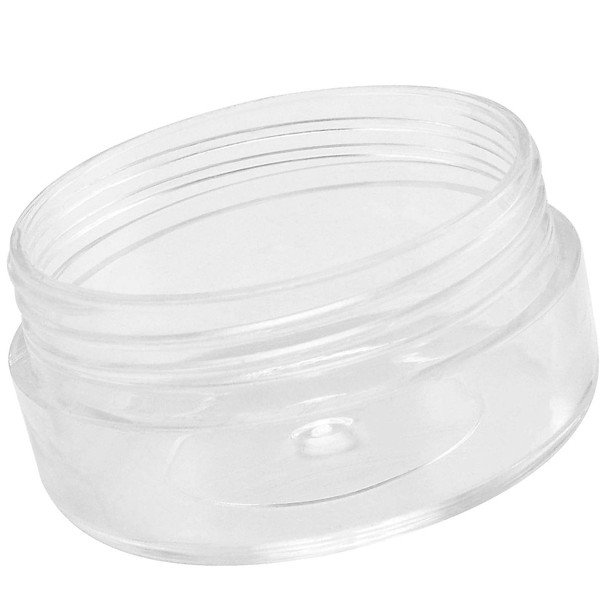 MUKLEI 10 Sets 6 Layer Cylinder Stackable Plastic Bead Containers, 10G/10ML Stackable Round Plastic Containers Makeup Sample Containers for Buttons, Beads, Small Items