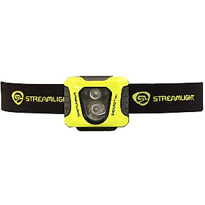 Streamlight 61421 Enduro Pro Headlamp with Alkaline Batteries, Headstrap White/Red LEDs Box Yellow