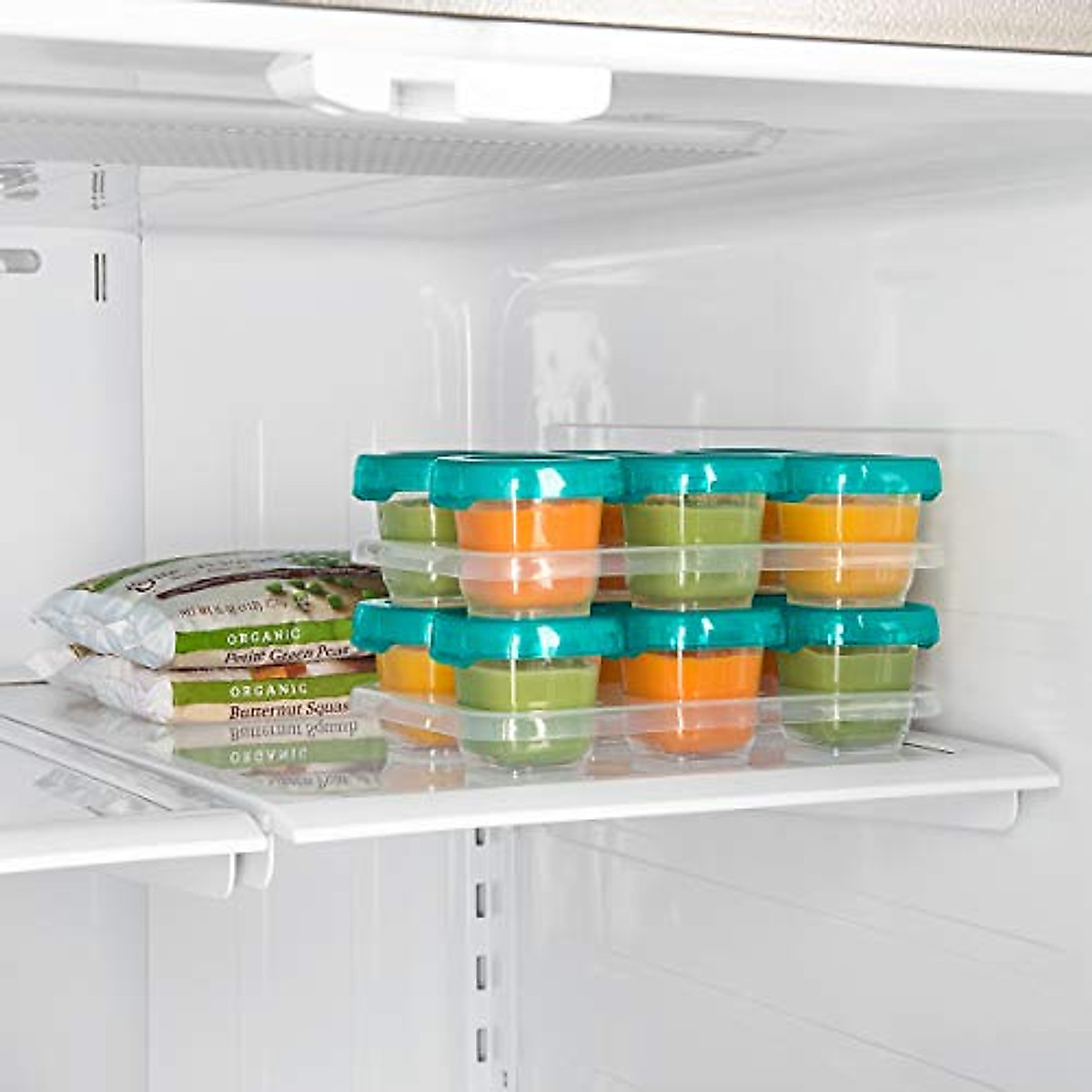 OXO Tot Baby Blocks Freezer Storage Containers 2 Oz - Teal