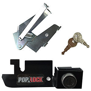 Pop & Lock PL2300 Black Manual Tailgate Lock (Works only with Factory Steel Handle)