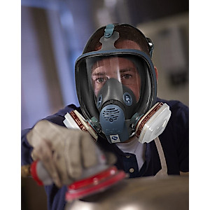 The Card Zoo Full Face Respirator mask,Gas Mask with Activated Carbon Air Filter, Protect Against Gas,Paint,Dust,Chemicals